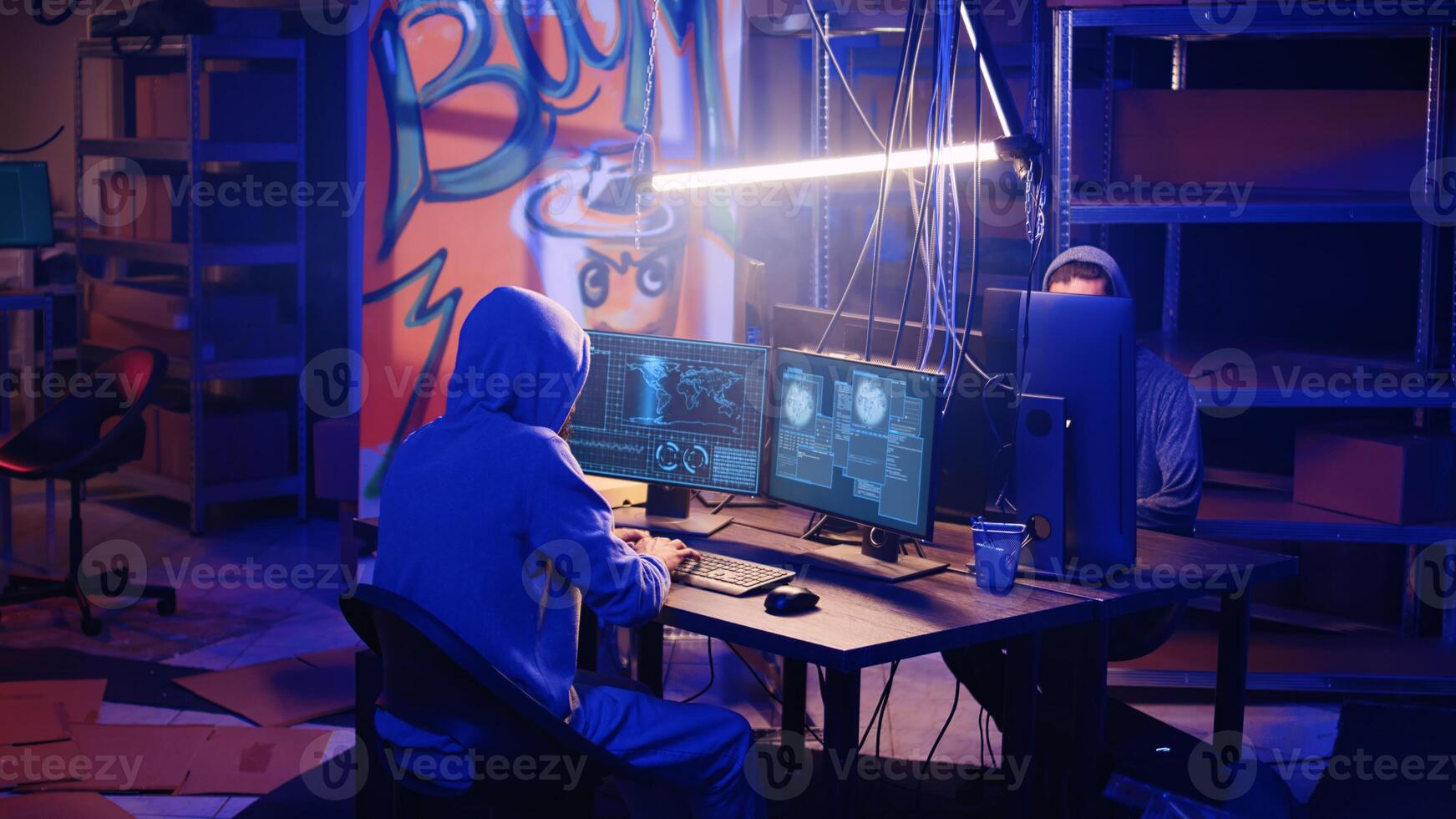 Cybercriminals rushing to exit hideaway after hearing law enforcement coming to arrest them ...