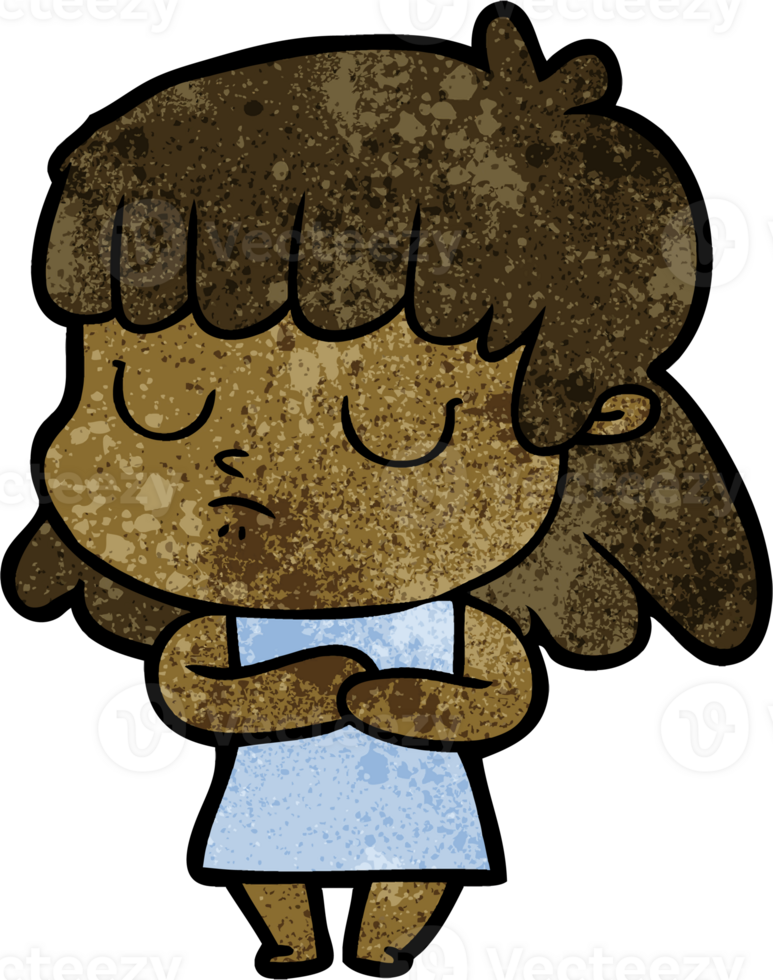 cartoon indifferent woman 42276340 PNG