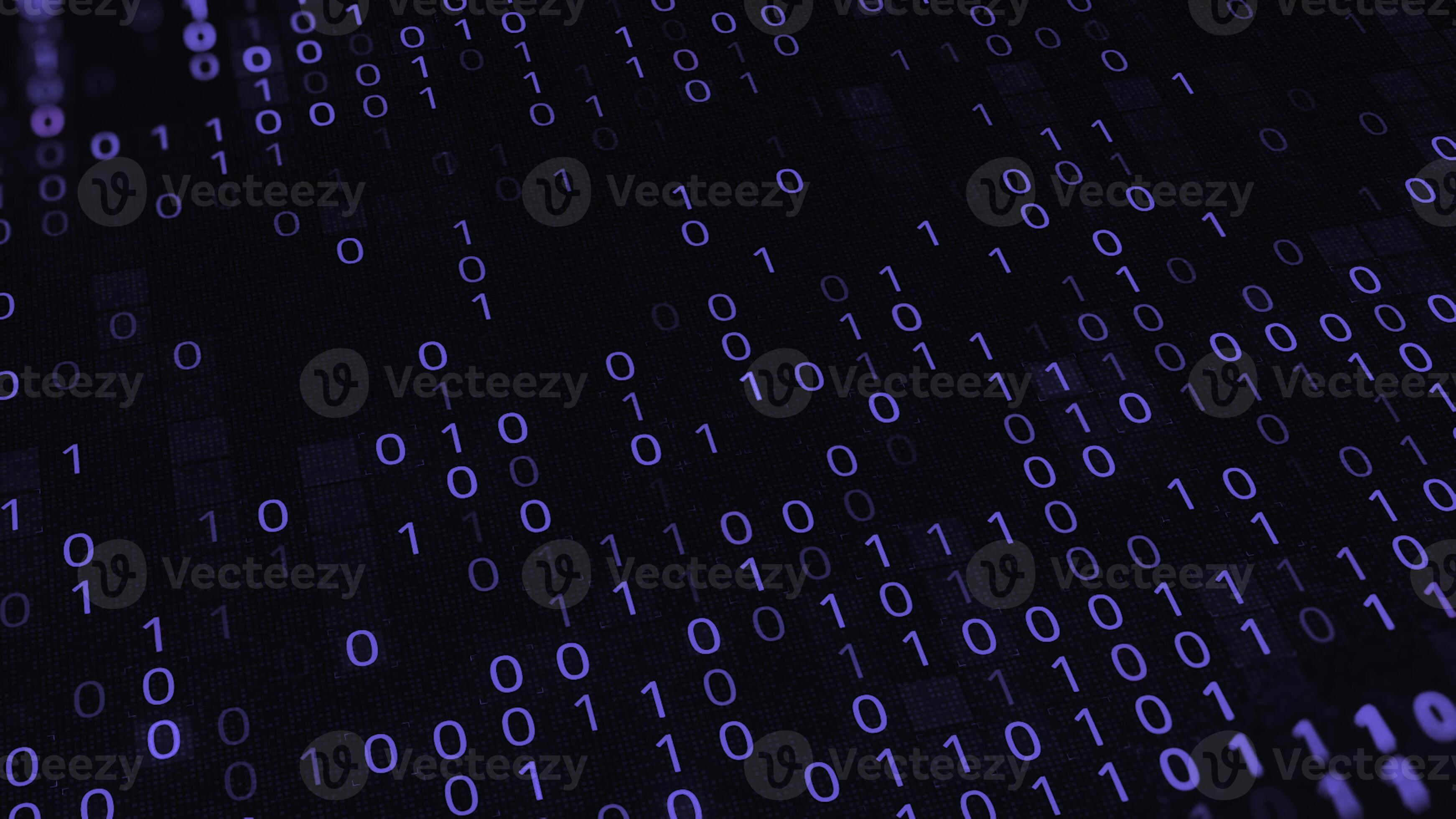 Background from set of binary code. Animation. Changing program code from zero and one. Software ...