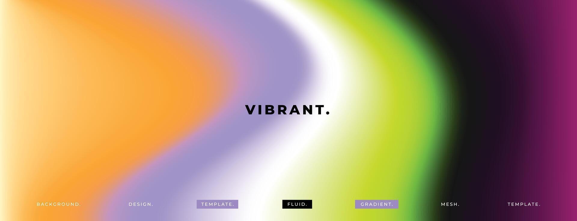 Abstract Colorful Blurred Background Fluid Gradient Mesh Template Copy Space Vibrant Color