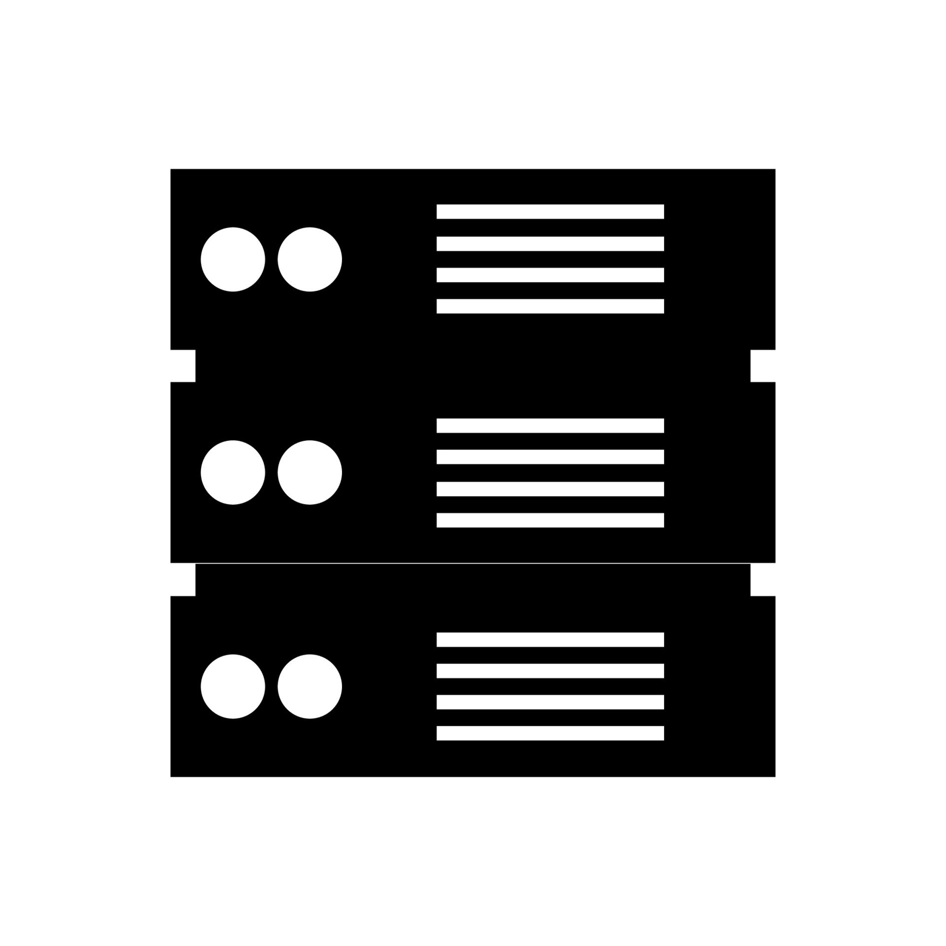 Server illustrated on white background 42342018 Vector Art at Vecteezy