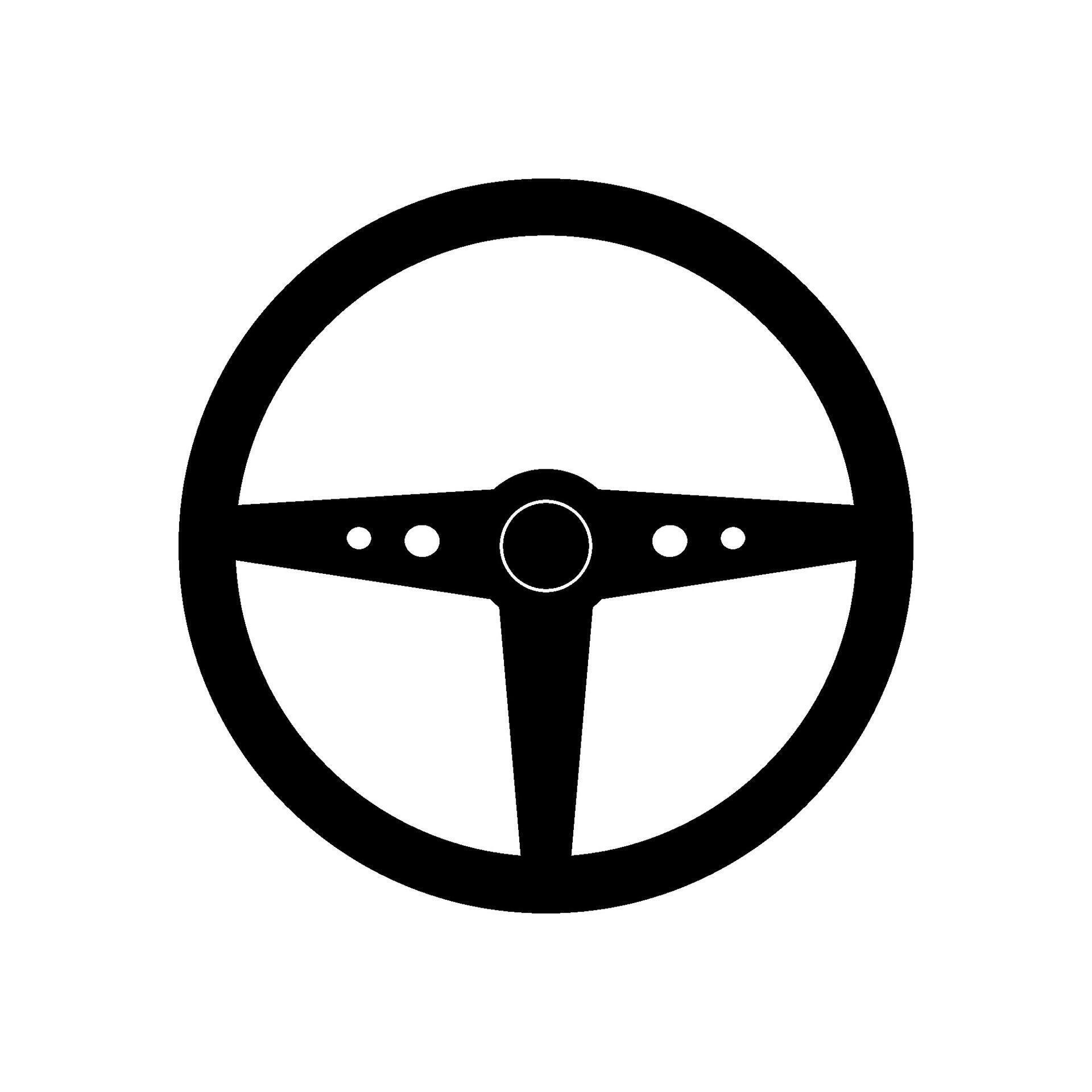 Steering wheel illustrated on white background 42343189 Vector Art at ...