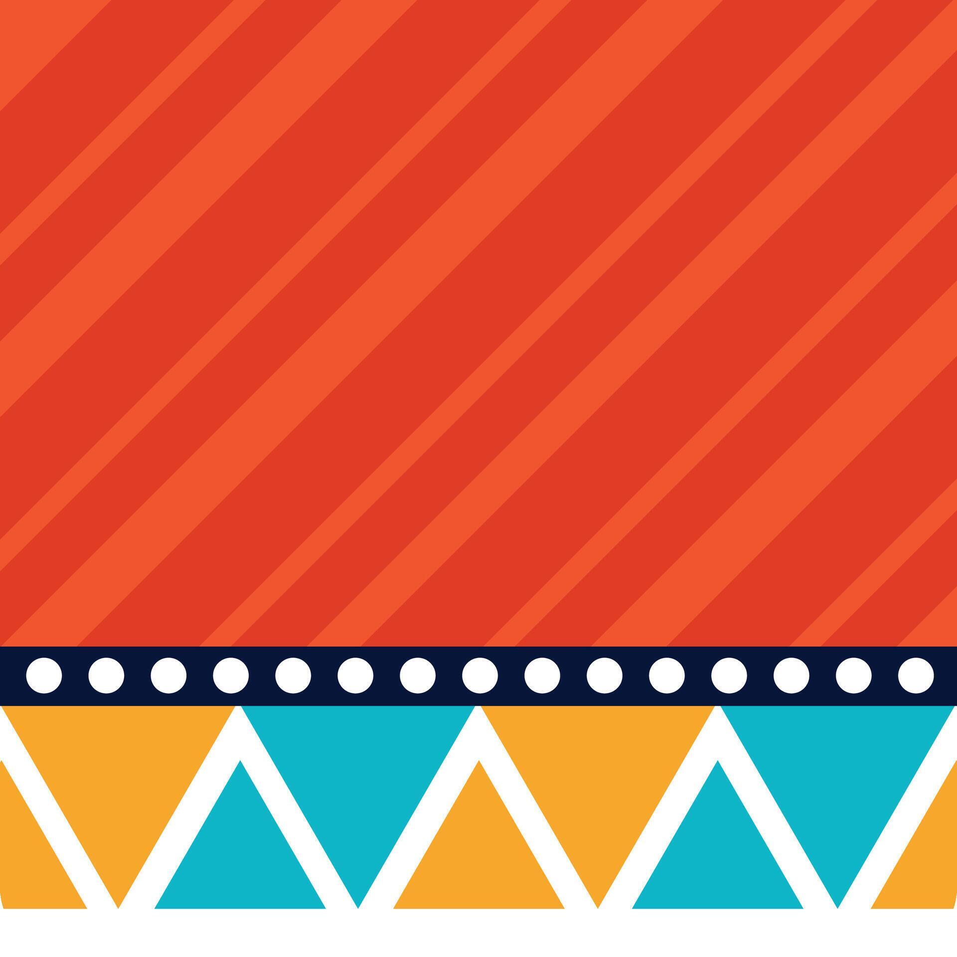 Vector Colorful Tribal Pattern Background For Textile Design 42344771