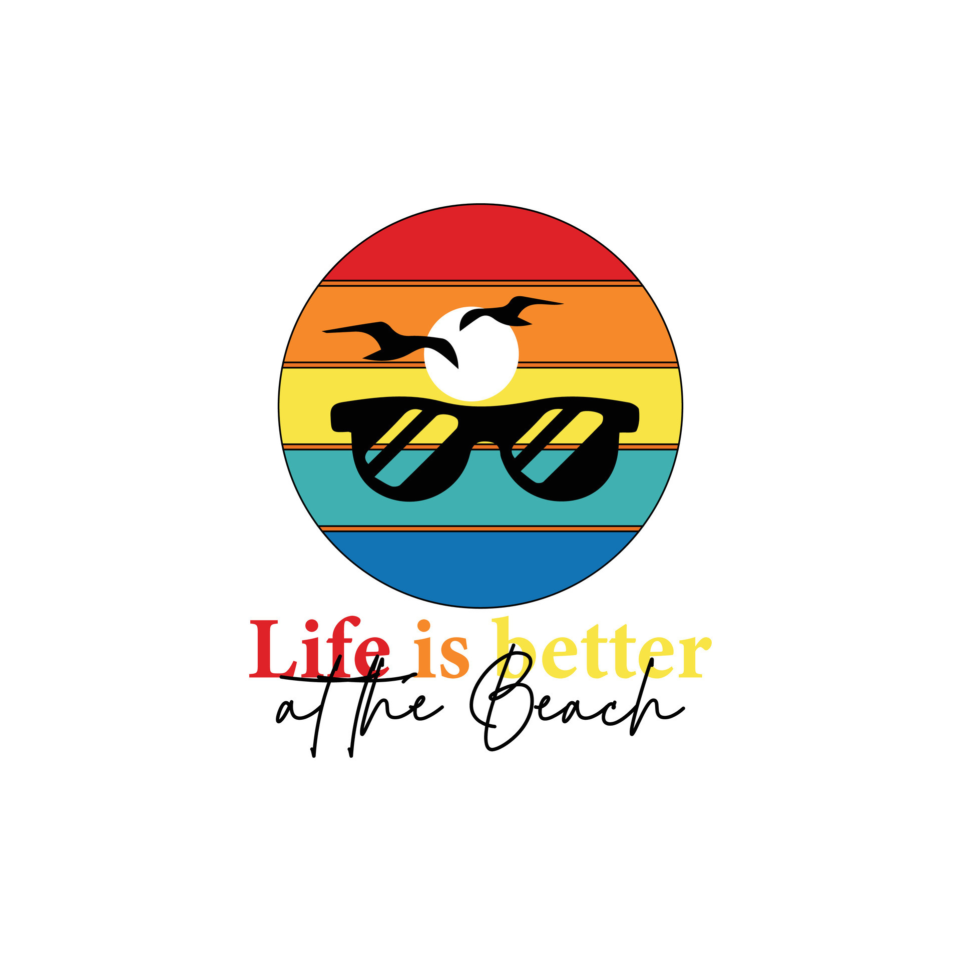 Summer Beach Vacation Tshirt Design 42347227 Vector Art At Vecteezy