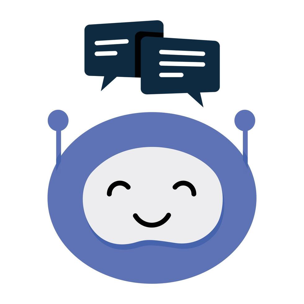 Conversational Agents Icon. AI powered virtual assistants facilitating ...