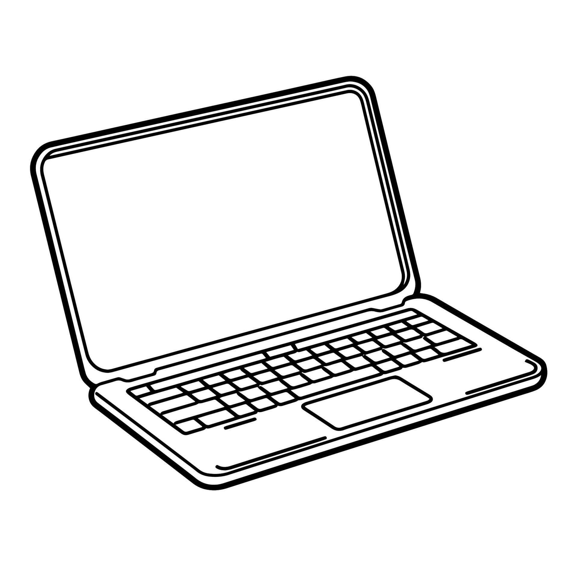 Sleek notebook outline icon in vector format for stationary designs ...