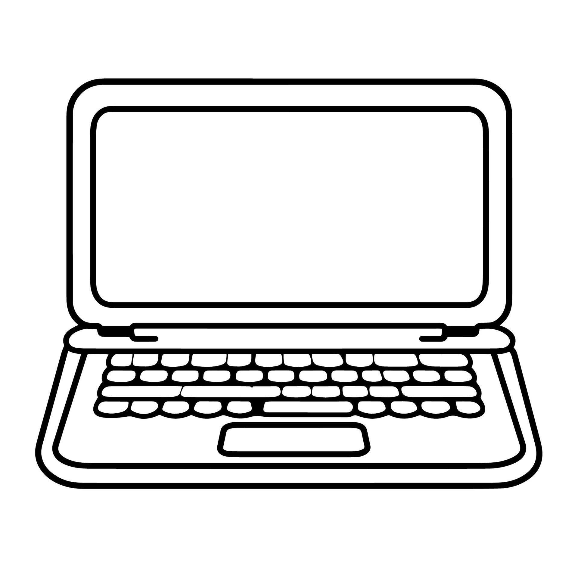 Sleek notebook outline icon in vector format for stationary designs ...