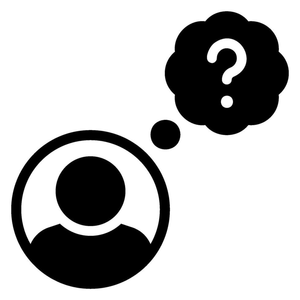 difficulties glyph icon 42365225 Vector Art at Vecteezy