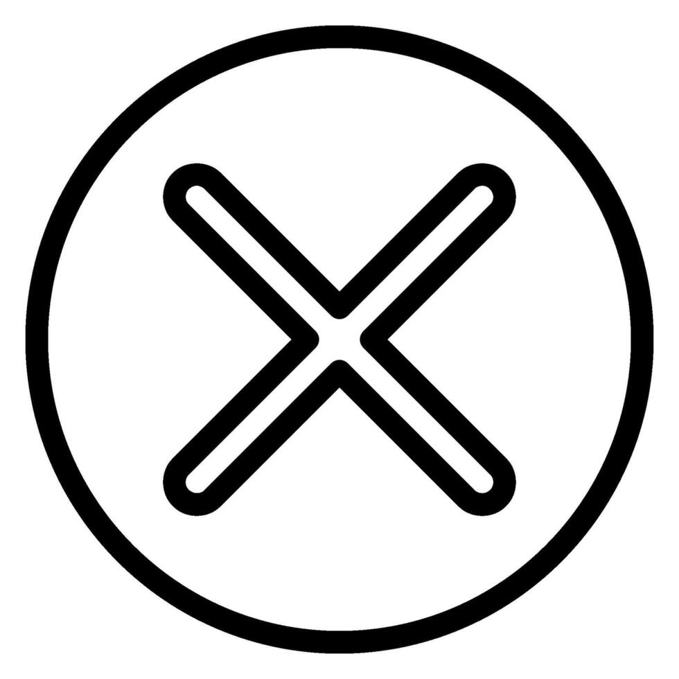 icono de línea de cierre 42365310 Vector en Vecteezy