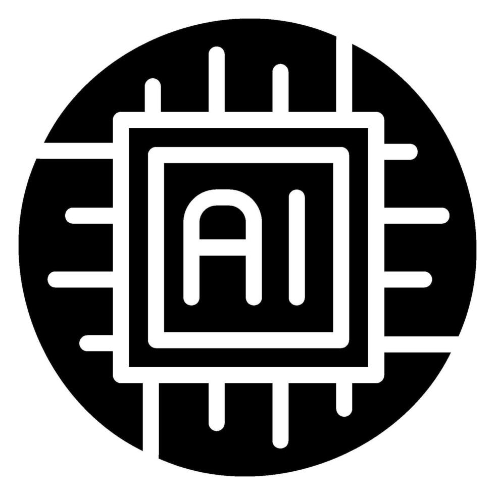 ai glyph icon 42365386 Vector Art at Vecteezy