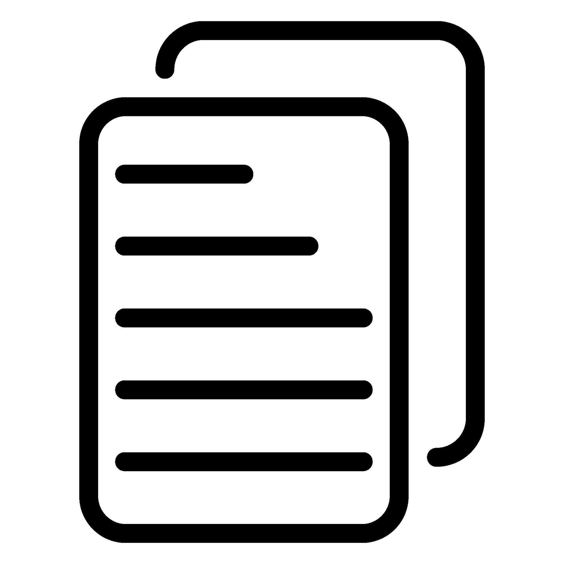 document line icon 42365437 Vector Art at Vecteezy