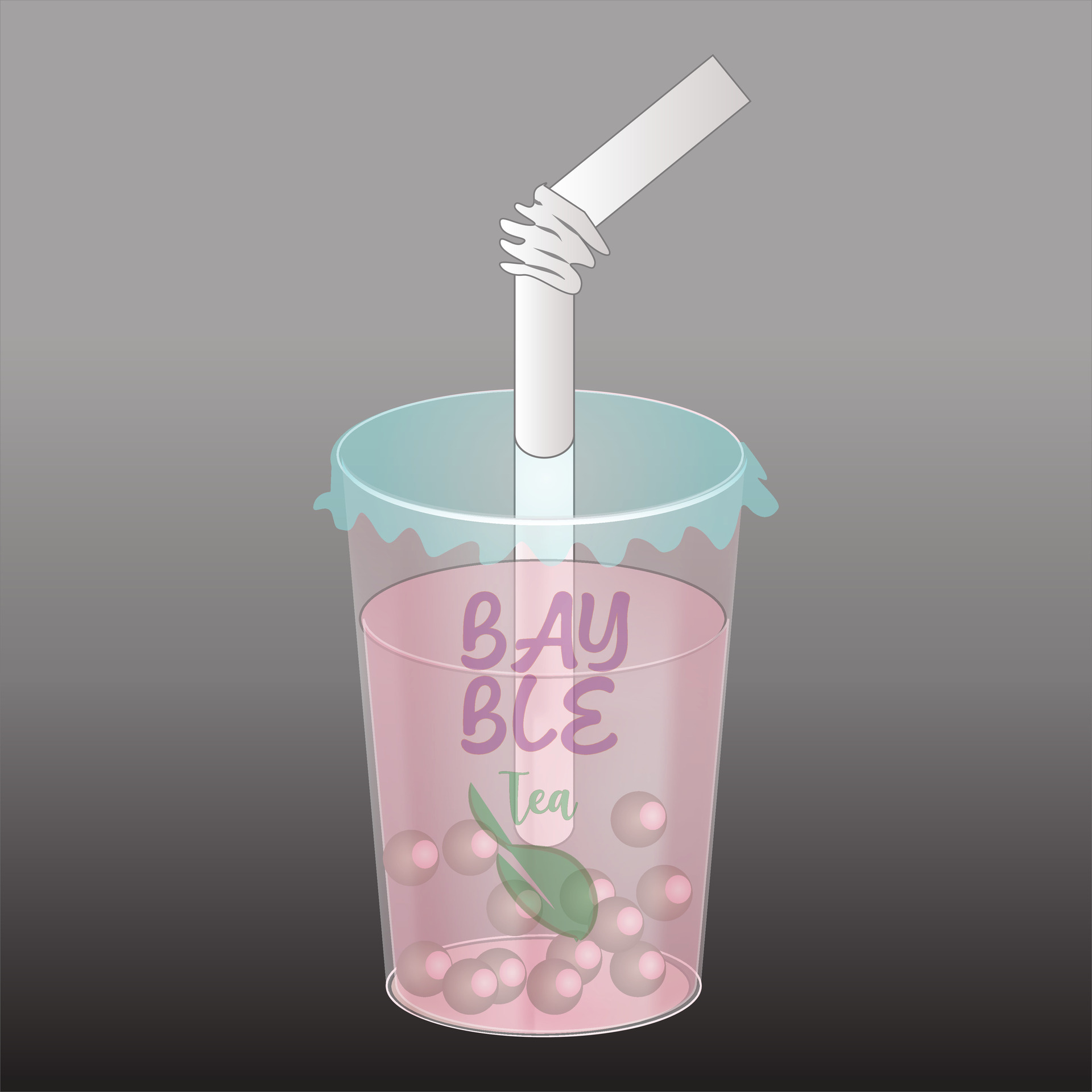 Boba Bubble Tea Vector Illustration 42367037 Vector Art at Vecteezy