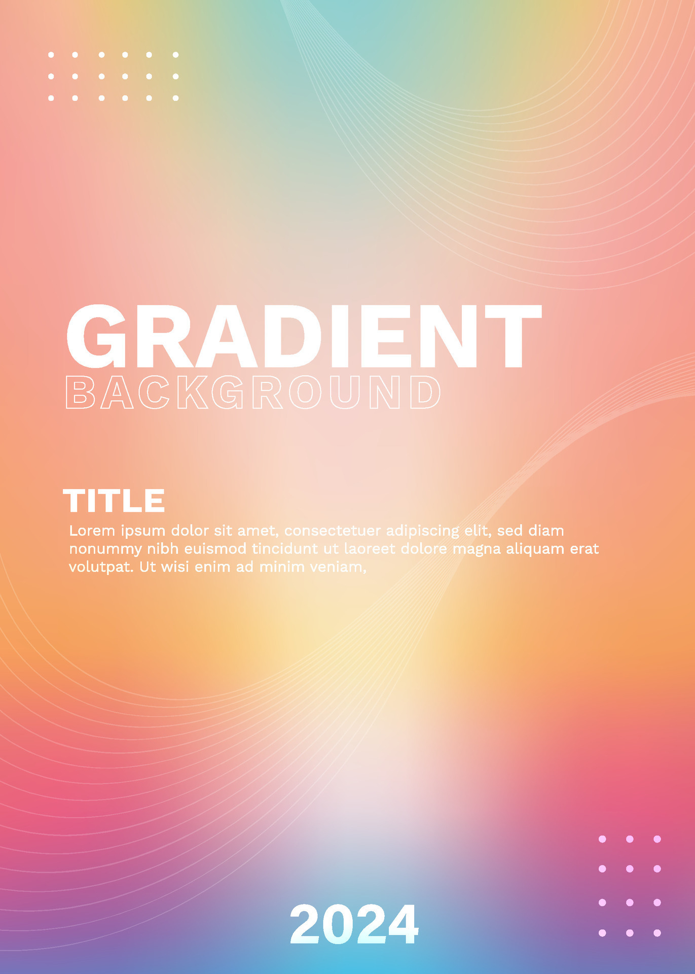 Template Vector Gradient Text 42370200 Vector Art at Vecteezy