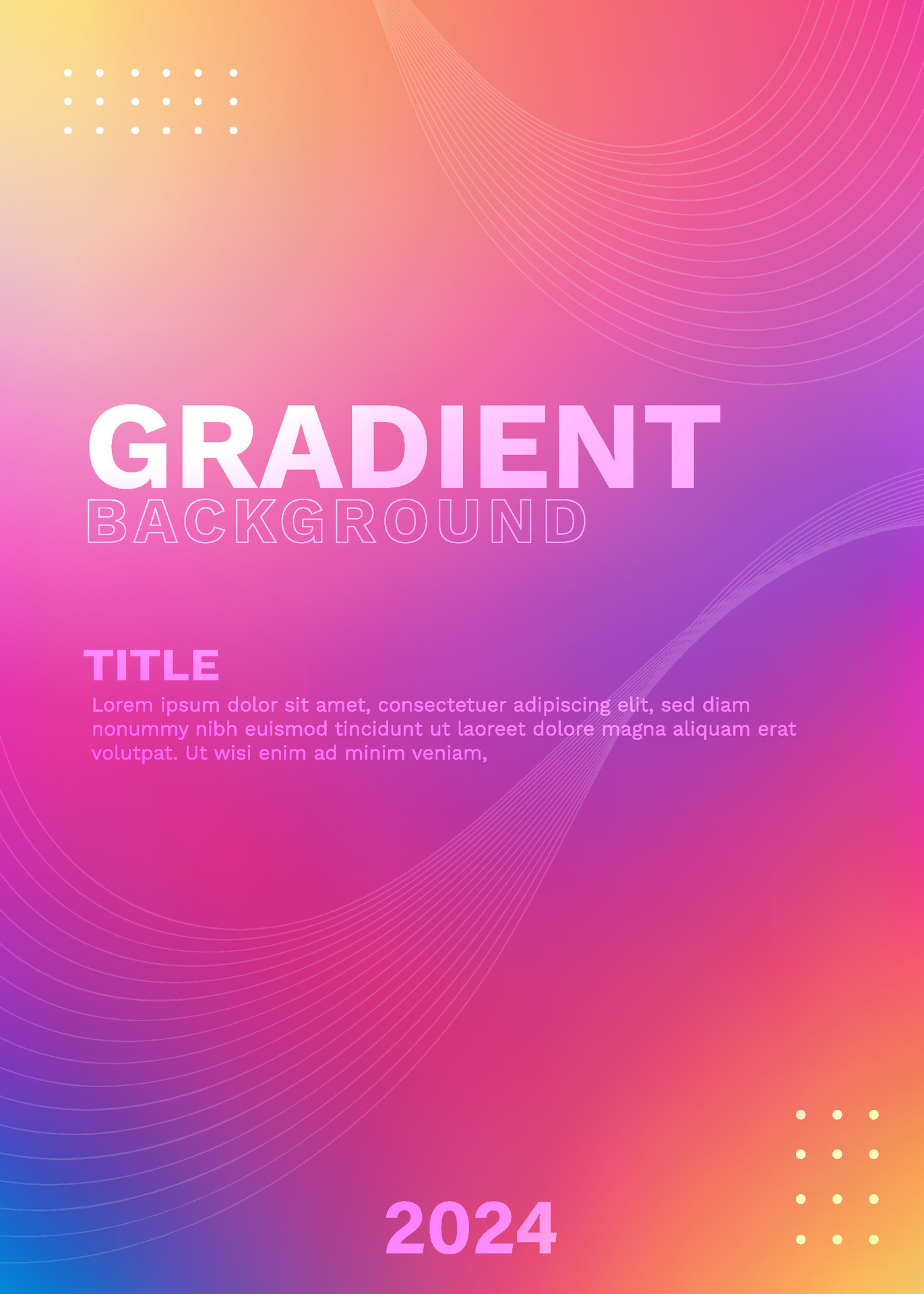 Template Vector Gradient Text 42370242 Vector Art at Vecteezy