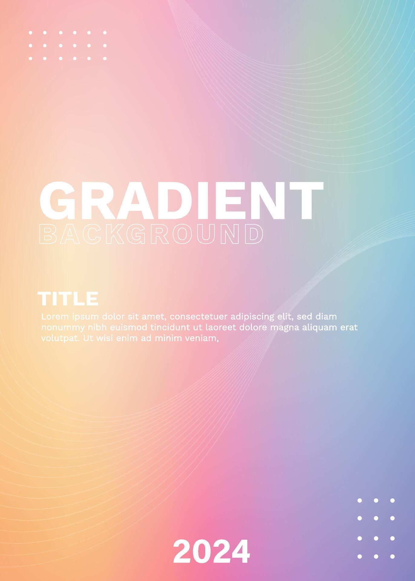 Template Vector Gradient Text 42370444 Vector Art at Vecteezy