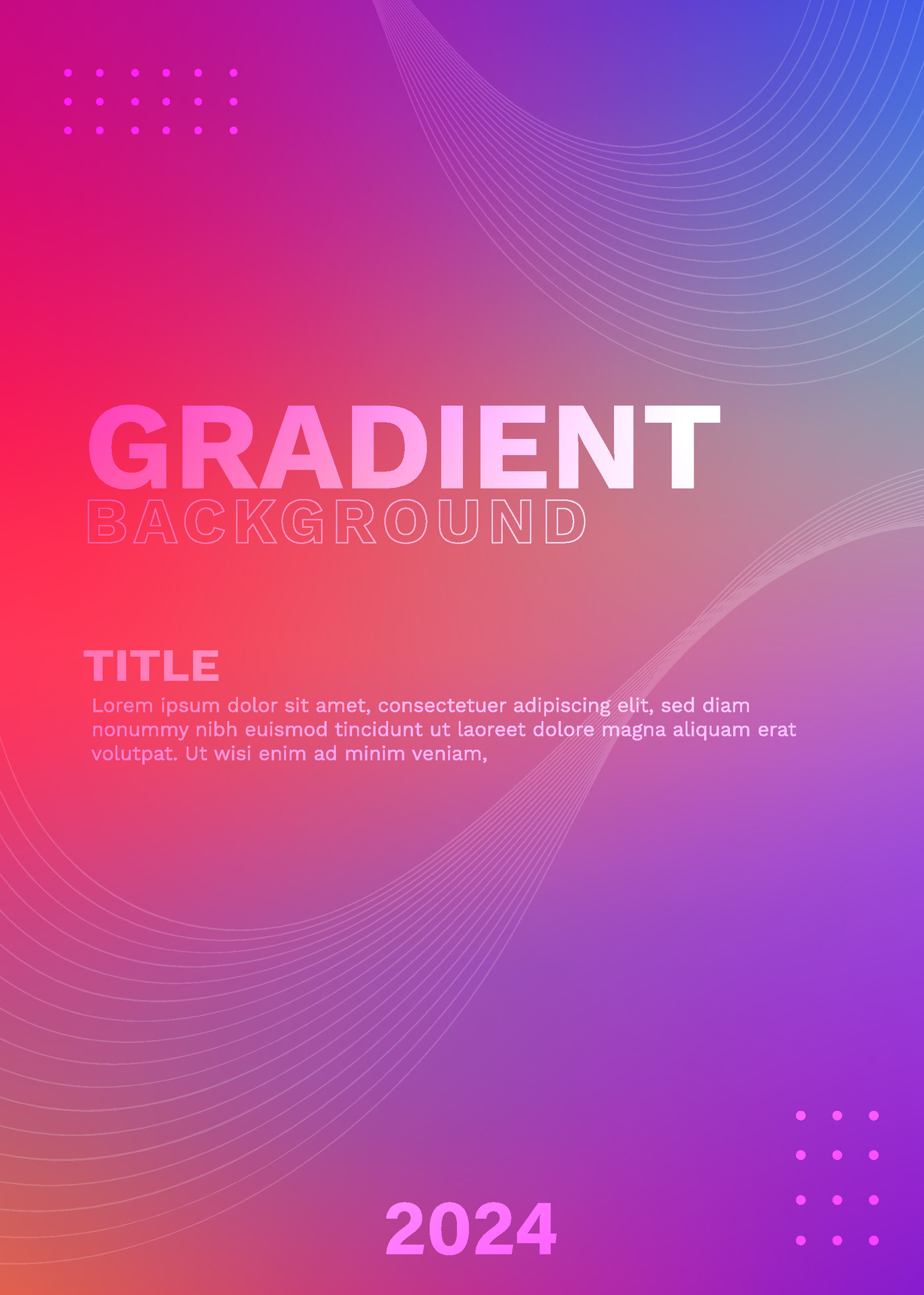 Template Vector Gradient Text 42370743 Vector Art at Vecteezy