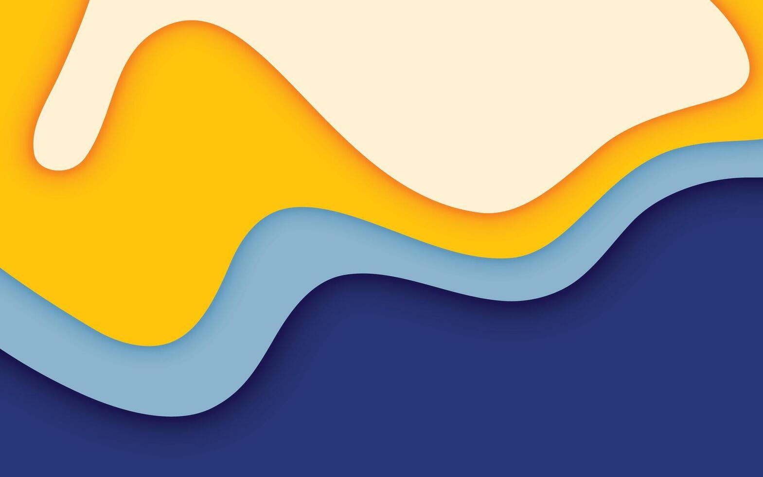 Multi Layers Color Texture 3d Papercut Layers In Gradient Vector Banner Carving Art Cover