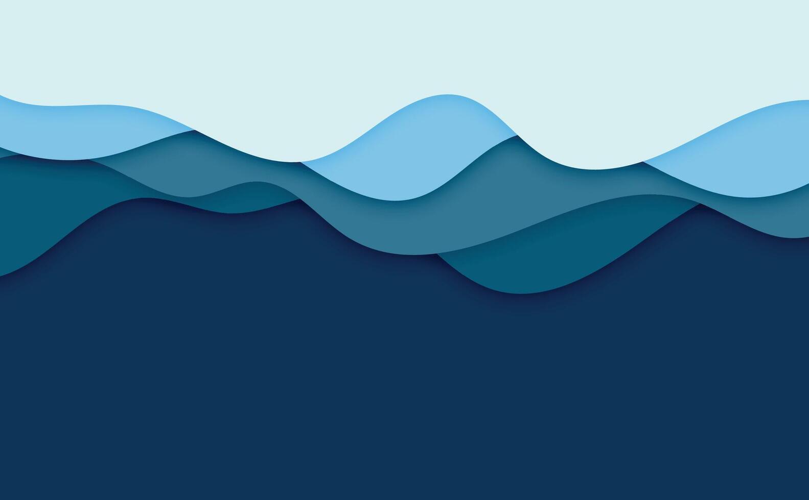 Multi Layers Color Texture 3d Papercut Layers In Gradient Vector Banner Carving Art Cover