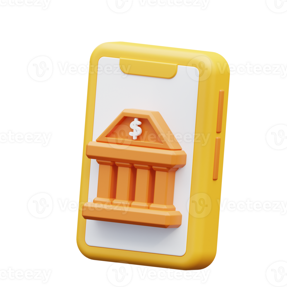 3d illustration mobile banking 42381624 PNG 3d illustration mobile banking 42381624 PNG