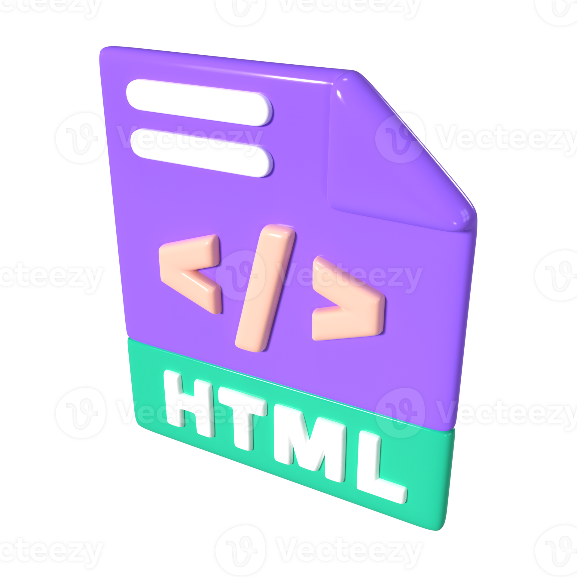 HTML File 3D Illustration Icon 42382054 PNG HTML File 3D Illustration Icon 42382054 PNG