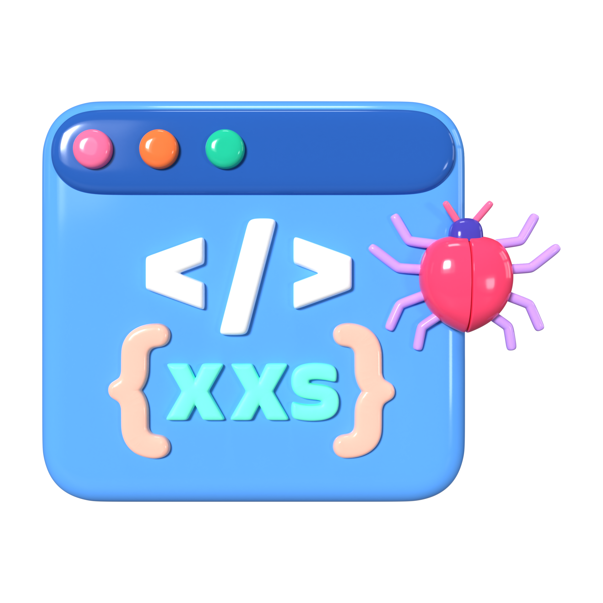 XSS 3D Illustration Icon 42382076 PNG