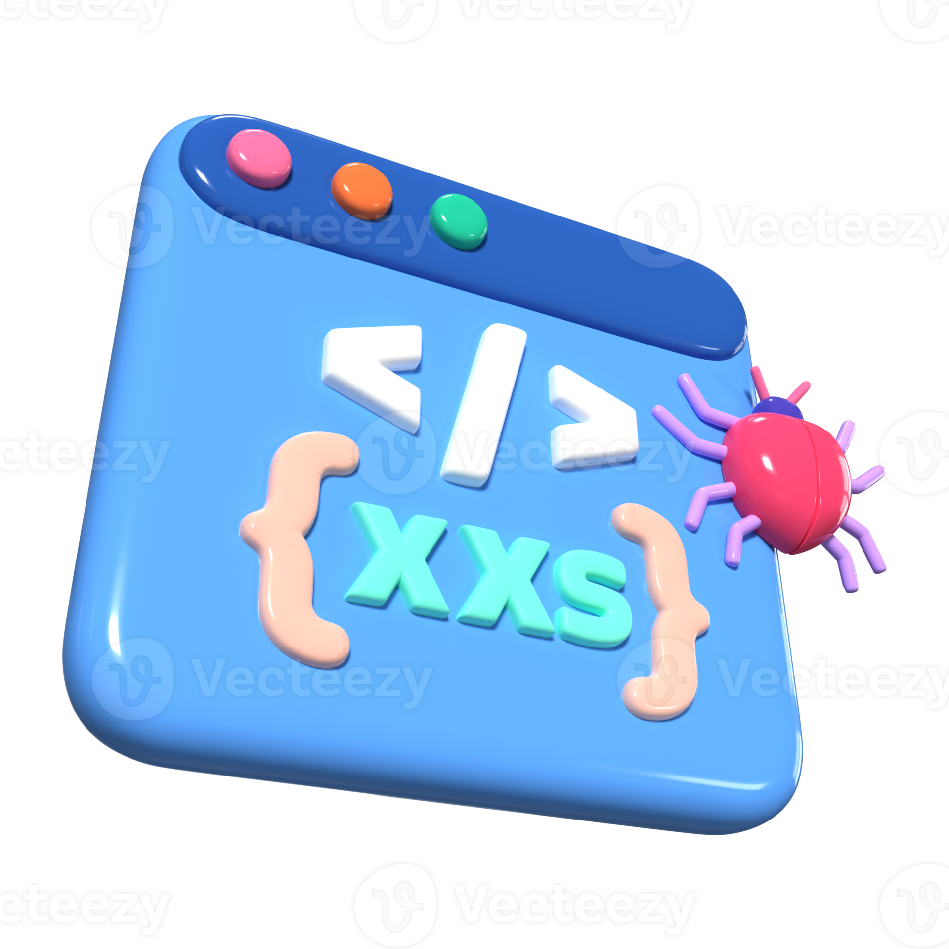 XSS 3D Illustration Icon 42382087 PNG