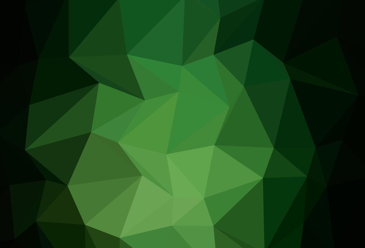 Dark Green Vector Polygonal Background 42382906 Vector Art At Vecteezy