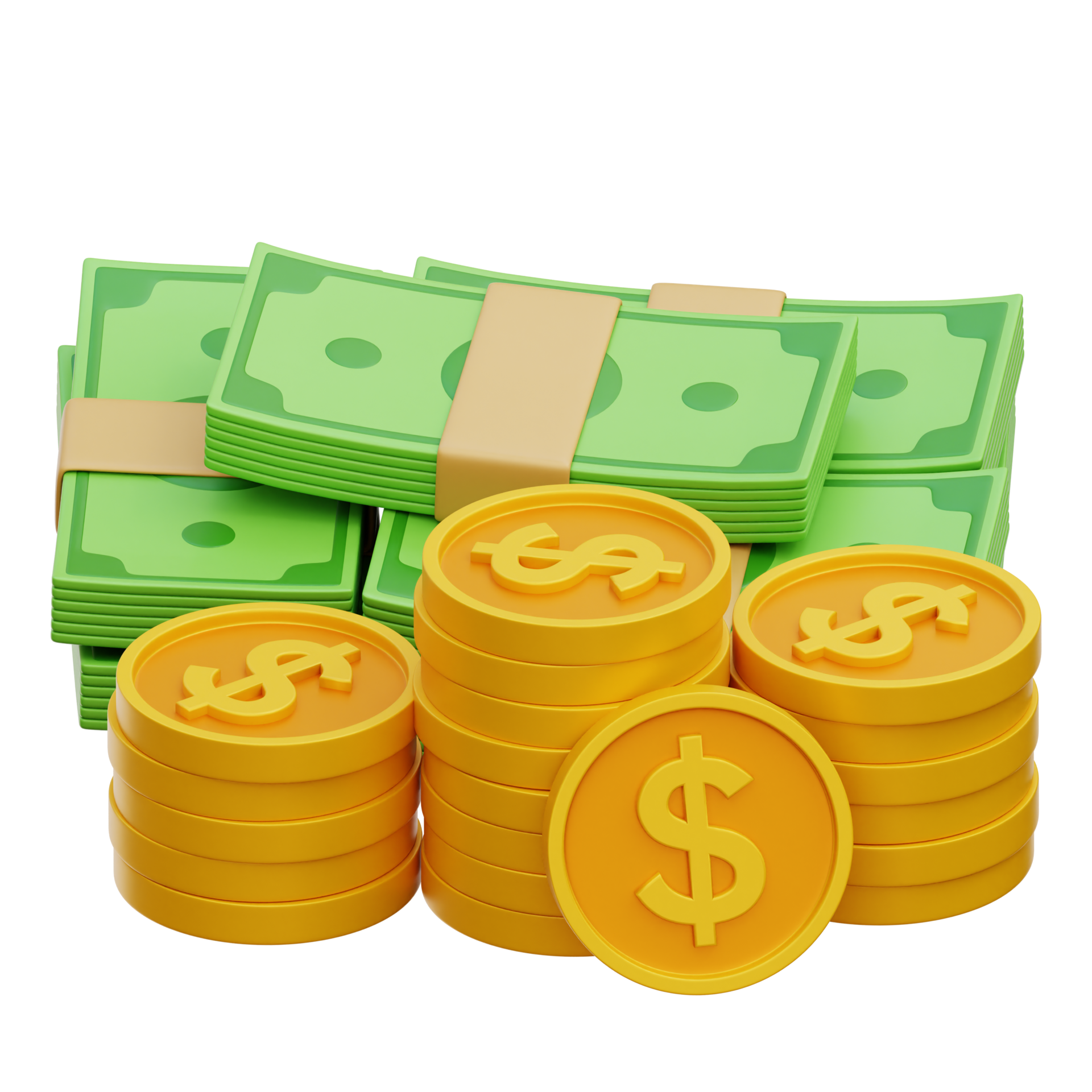 Money 3d Icon Illustration 42383558 PNG