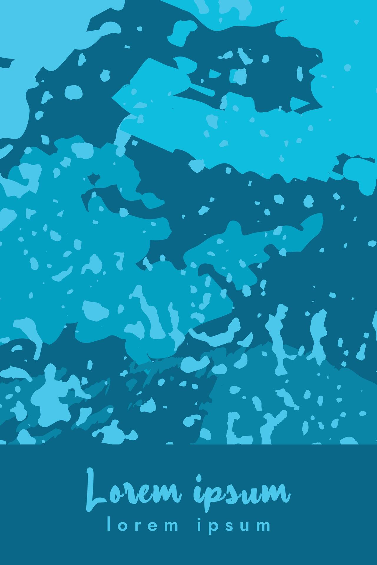 Abstract artistic background, colorful abstract vector template. Brush ...