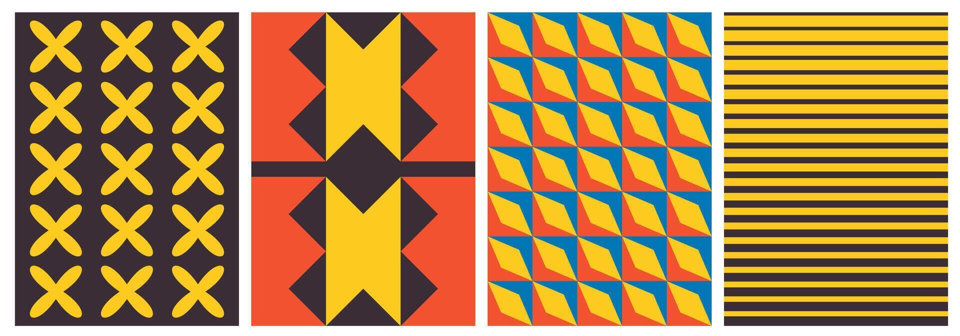 Brutalist Geometric shape pattern background template 42384774 Vector Art at Vecteezy