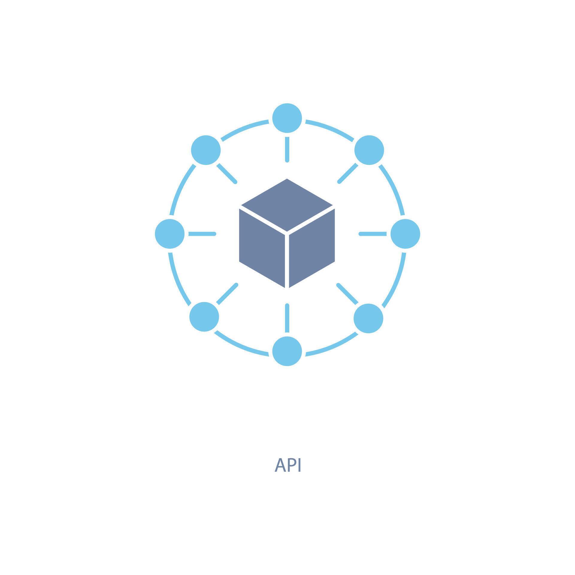 api concept line icon. Simple element illustration. api concept outline symbol design. 42386346 ...