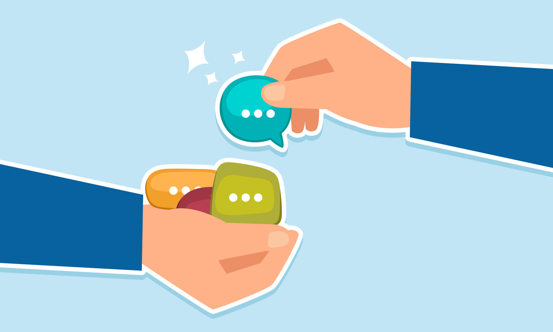 Gathering input staff and client surveys, brainstorming, enhancing ...