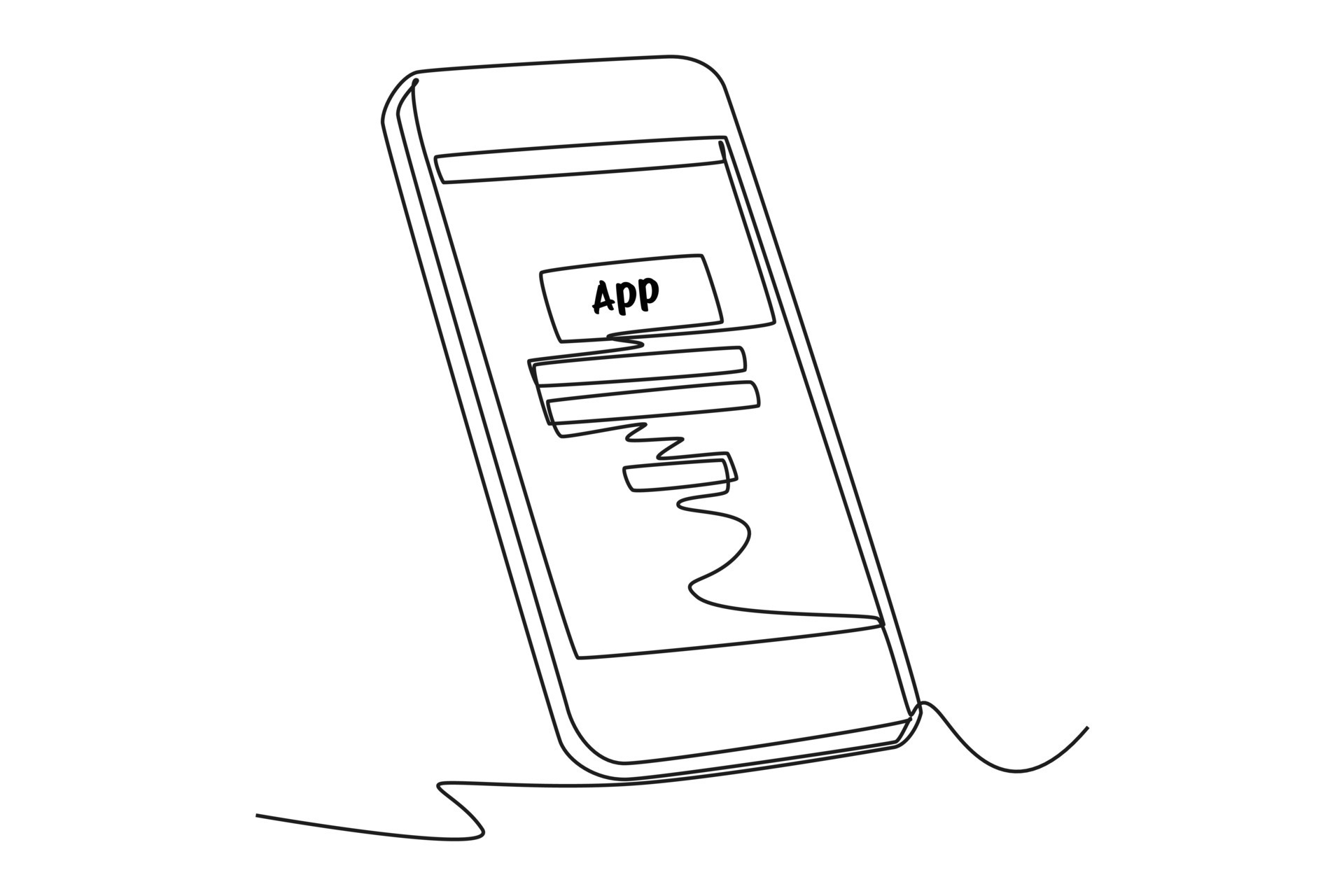 Continuous one line drawing web design and mobile application concept ...