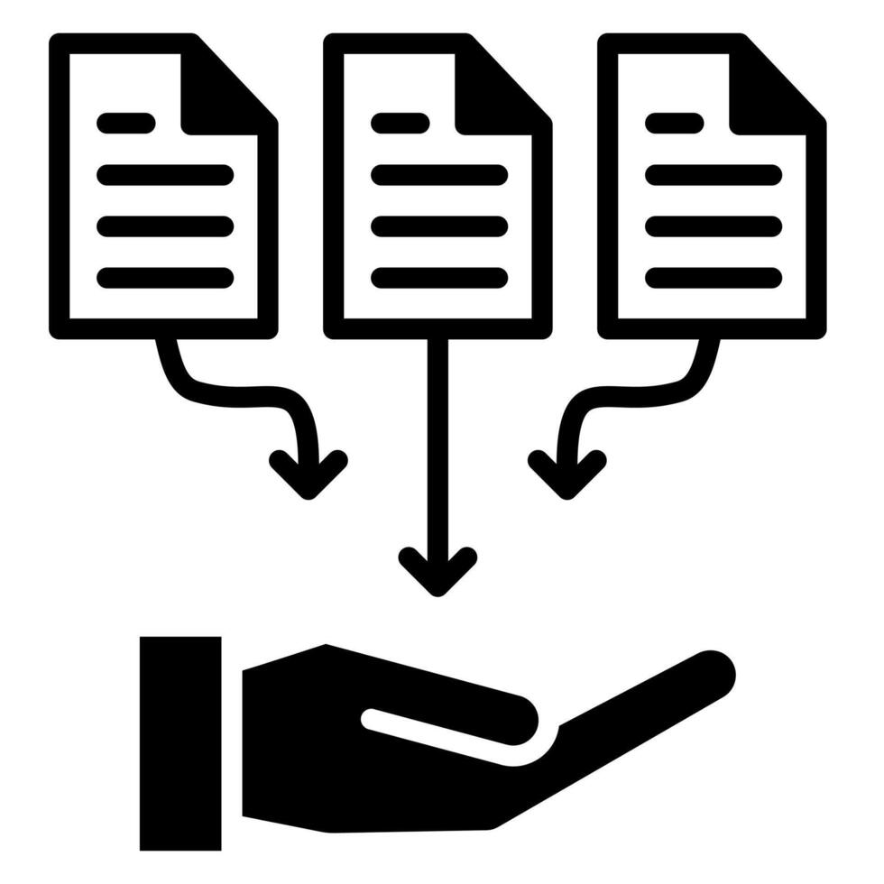 Data Collection icon line vector illustration 42387811 Vector Art at ...