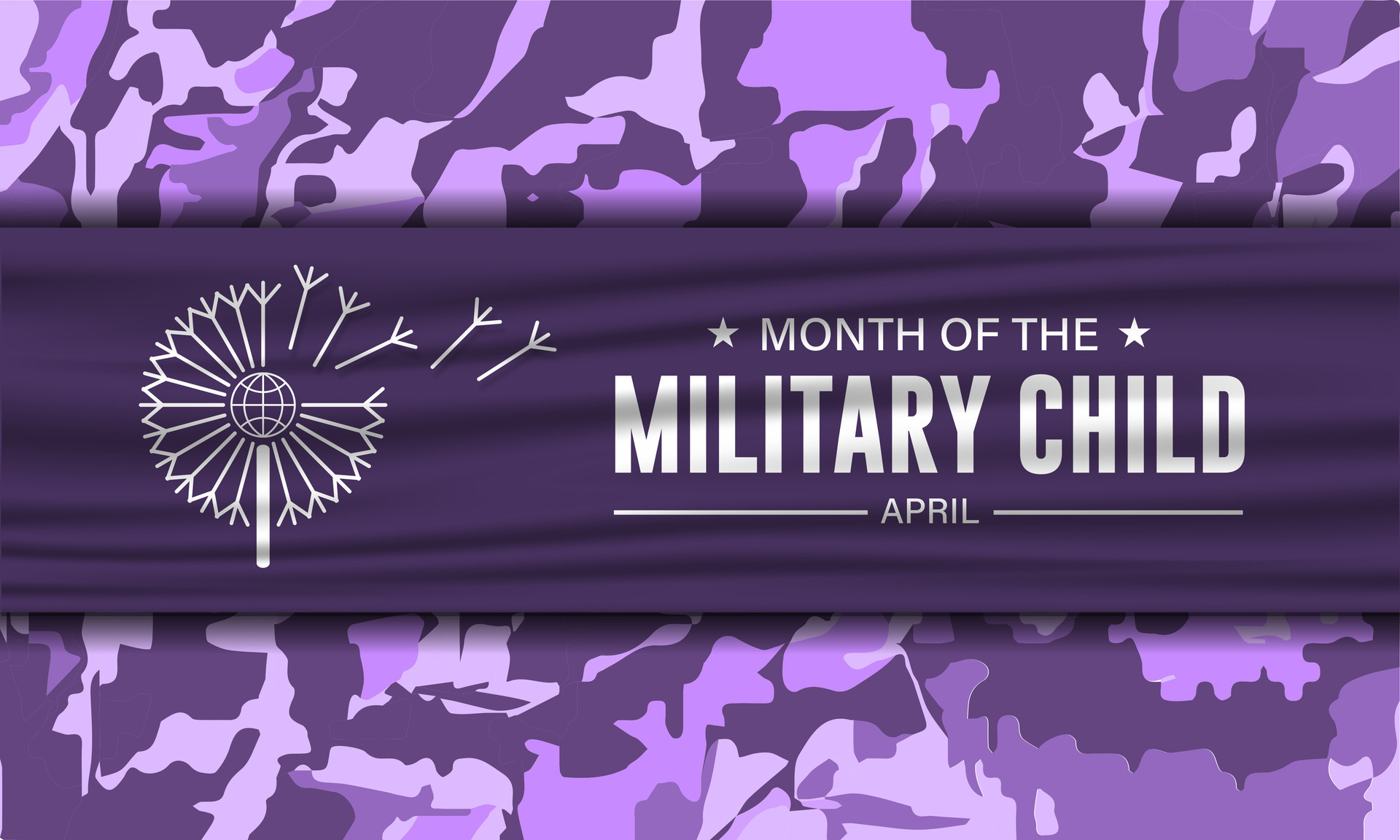 Month Of the Military Child Is April Background Vector Illustration ... Month Of the Military Child Is April Background Vector Illustration ...