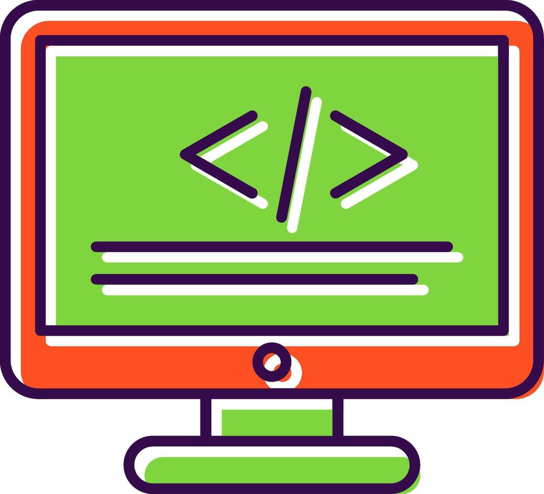 Programming Filled Icon 42396734 Vector Art at Vecteezy