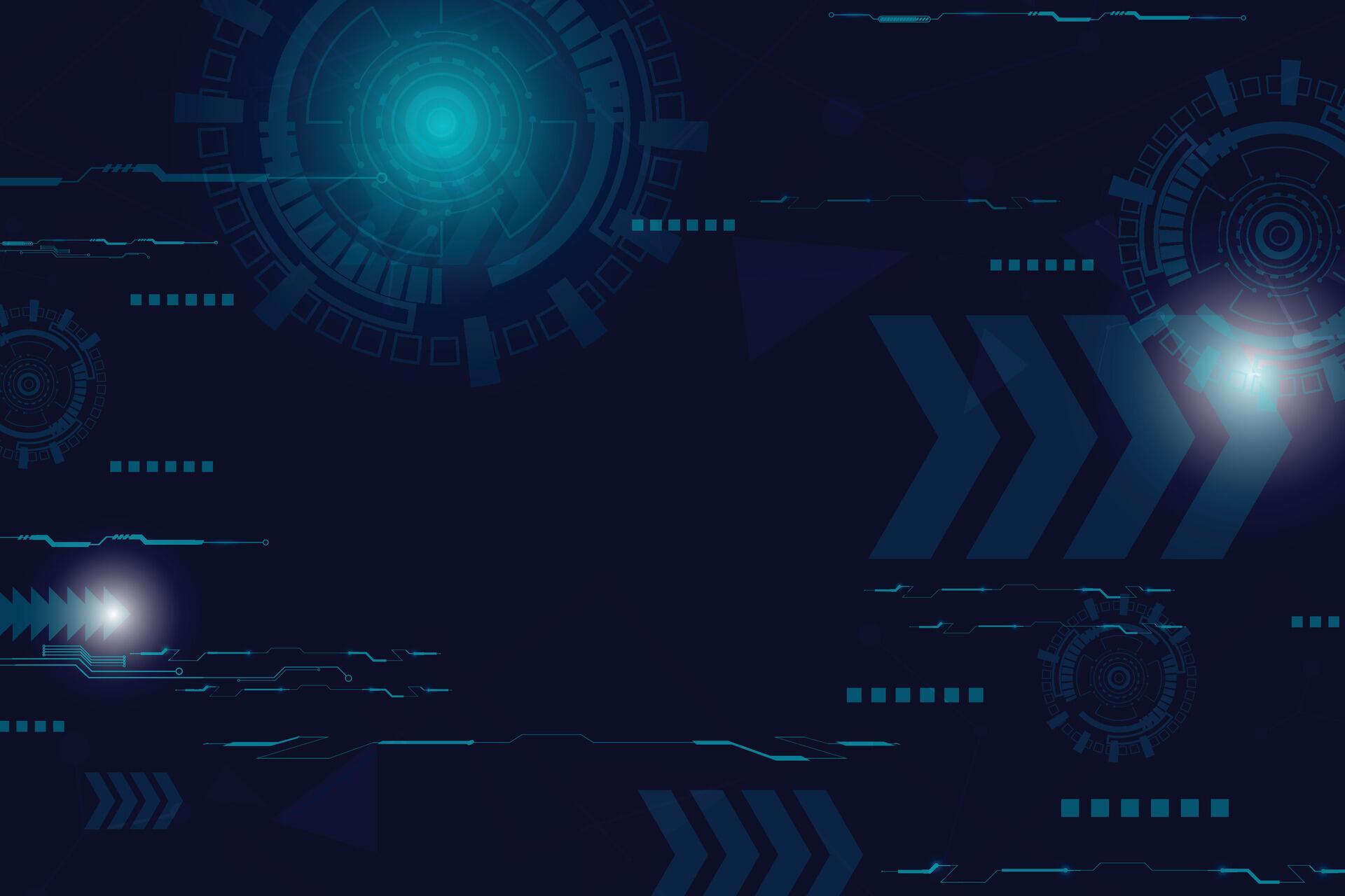 Technology background vector. Control and data display screen. Fast ...