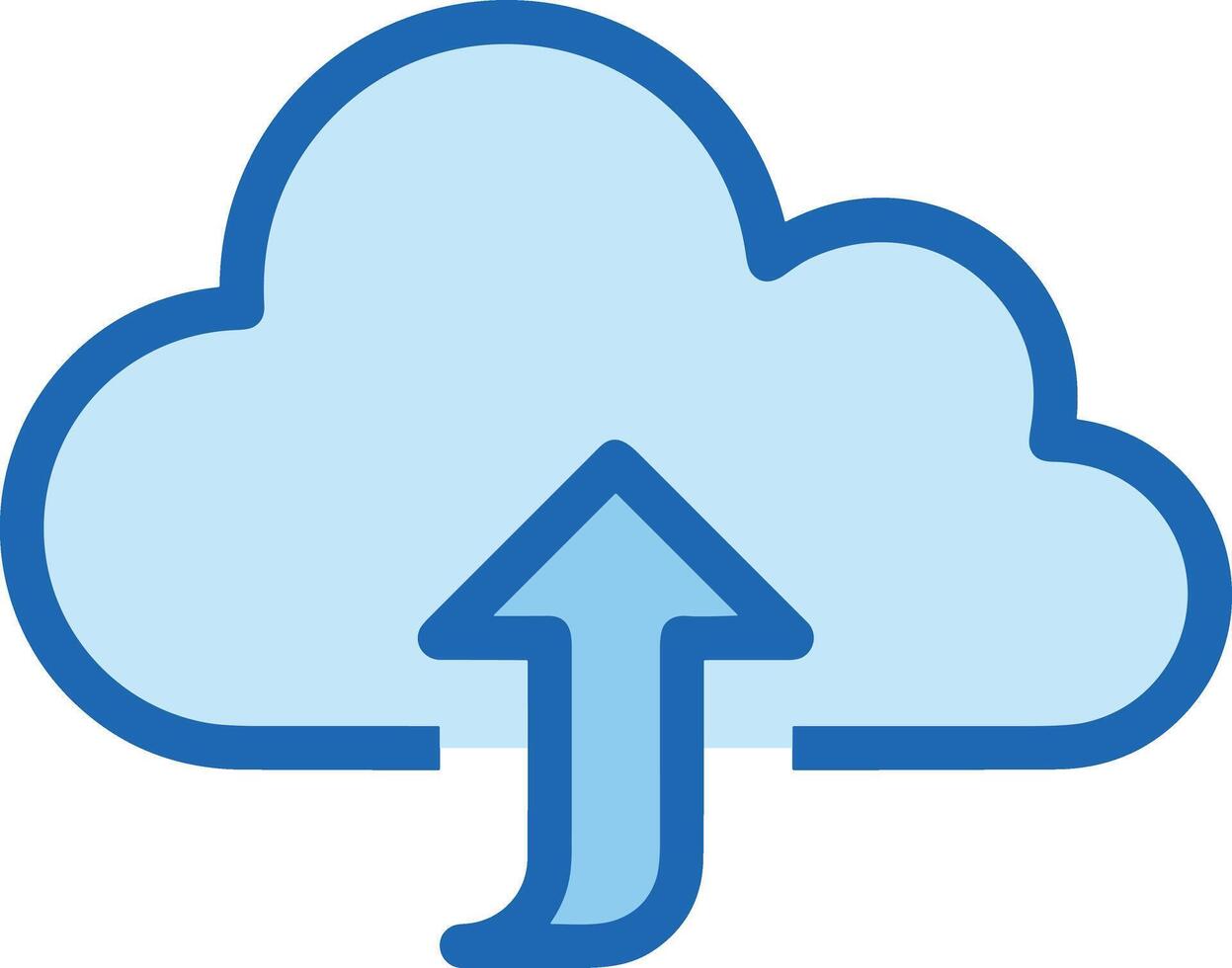 Cloud icon symbol vector image. Illustration of the hosting storage ...