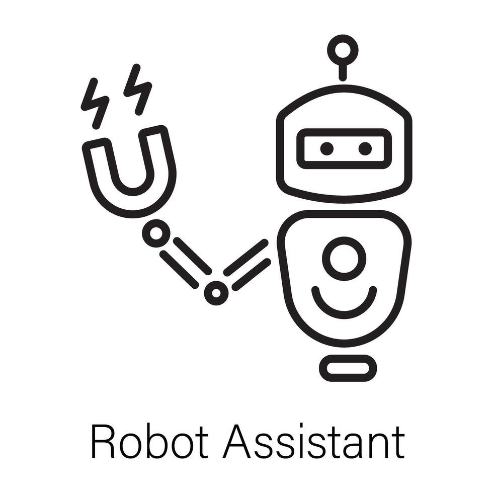 Trendy Robot Assistant 42406878 Vector Art at Vecteezy