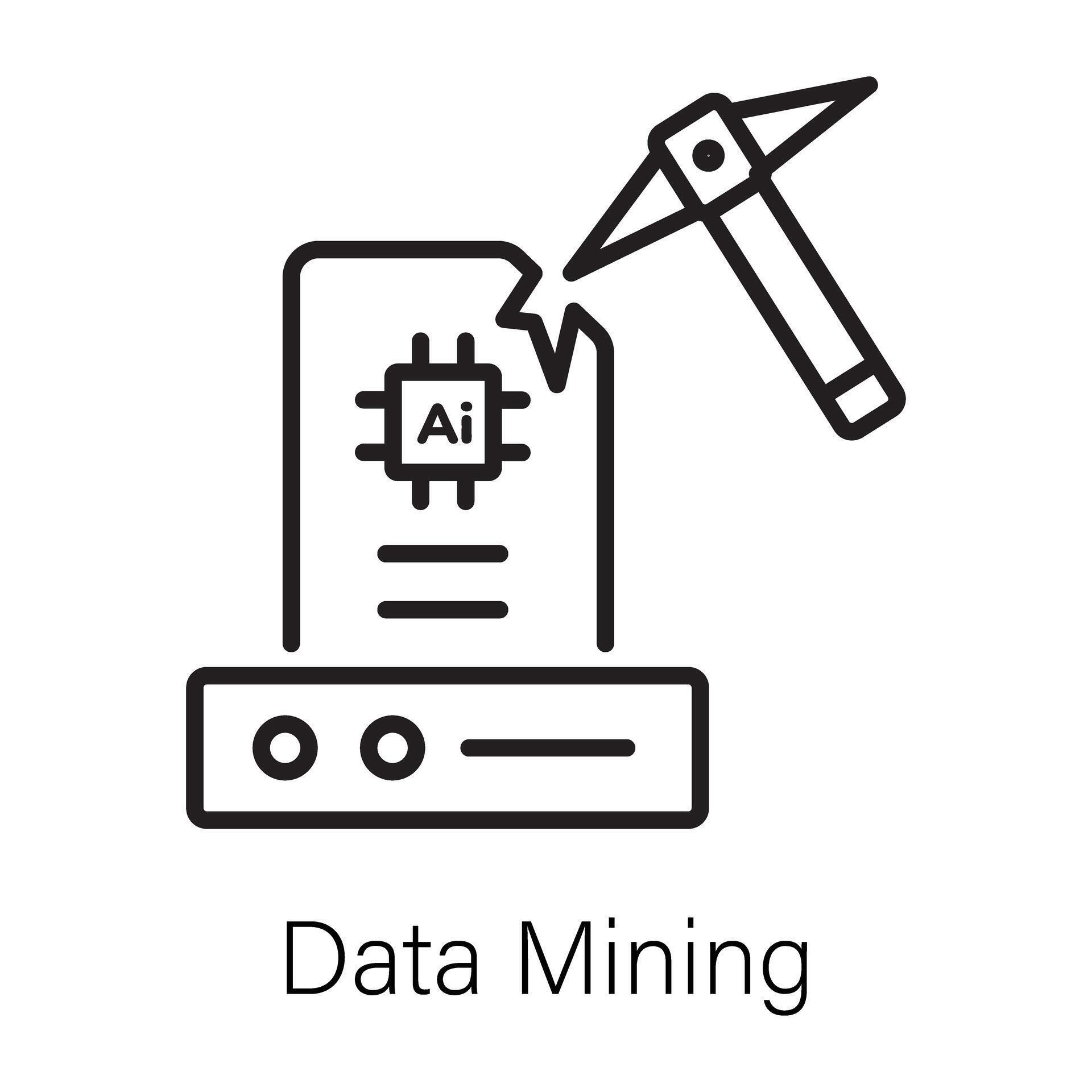 Trendy Data Mining 42407081 Vector Art at Vecteezy