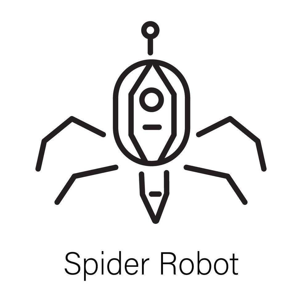 Trendy Spider Robot 42407302 Vector Art At Vecteezy