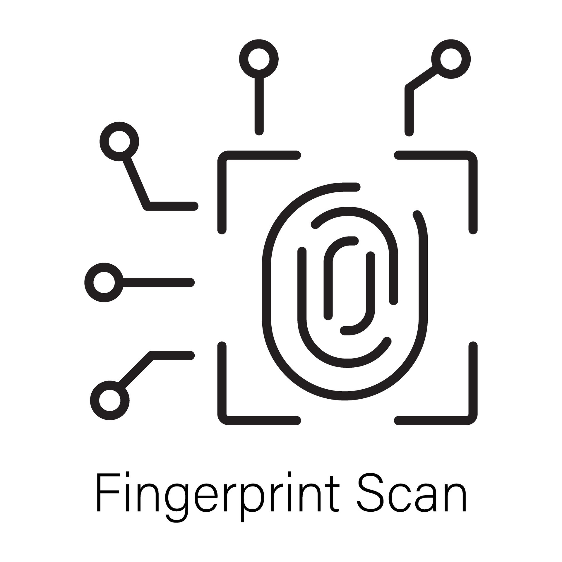 Trendy Fingerprint Scan 42407638 Vector Art at Vecteezy Trendy Fingerprint Scan 42407638 Vector Art at Vecteezy