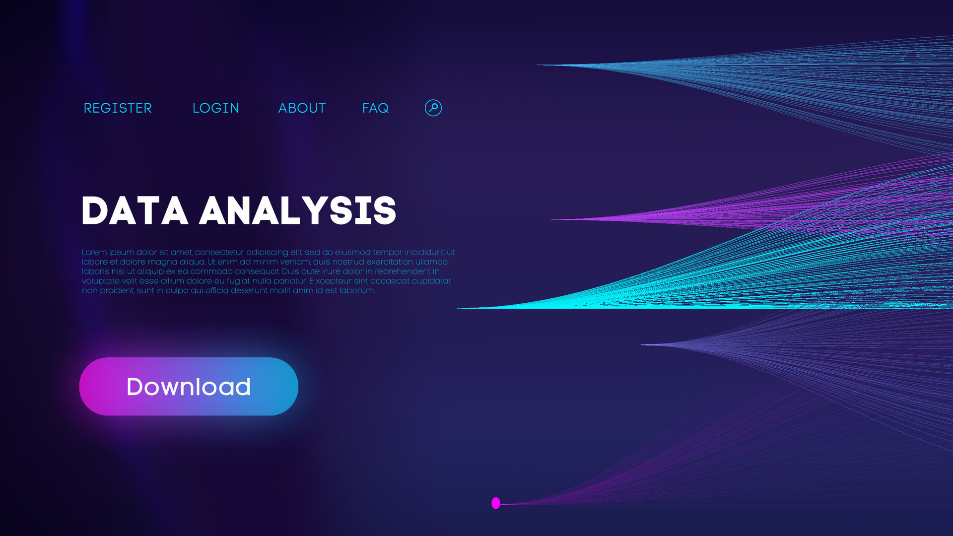 Neon Data Analysis Visualization Graphic 42407747 Vector Art at Vecteezy