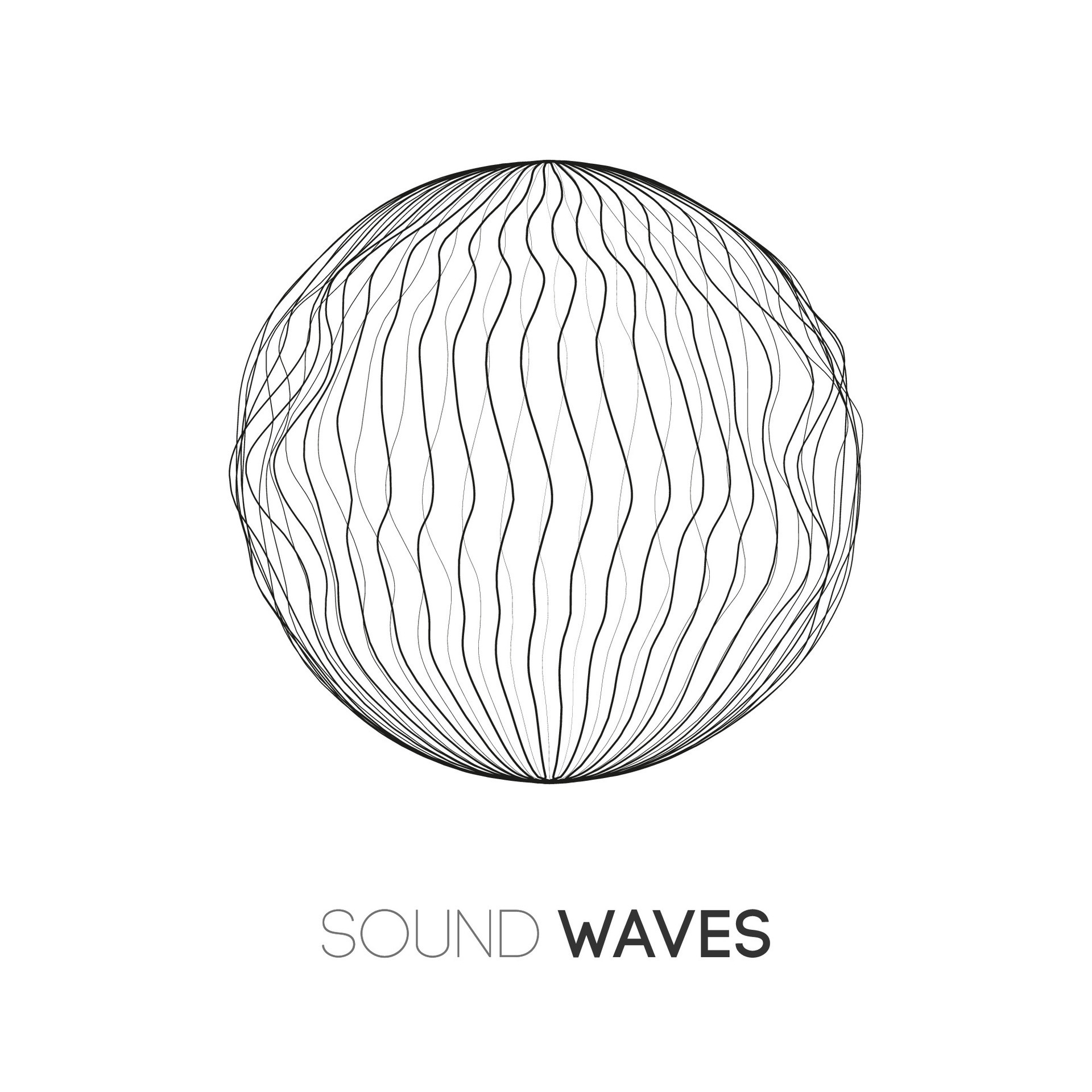 Sound wave music background. Audio waves abstract pulse background ...
