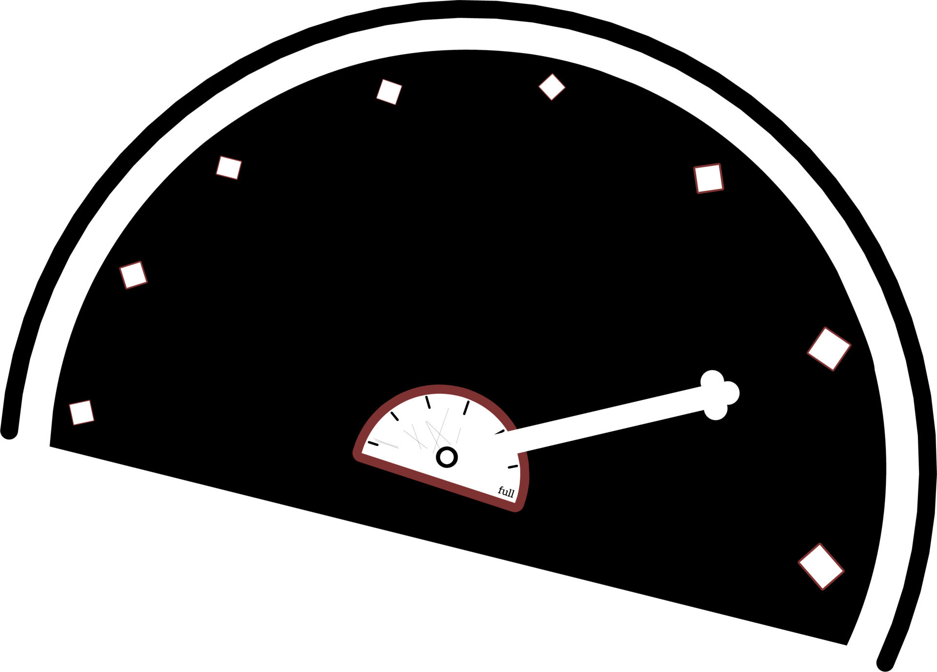 A Speedometer With A Red Arrow Pointing To The Left 42409913 Vector Art At Vecteezy