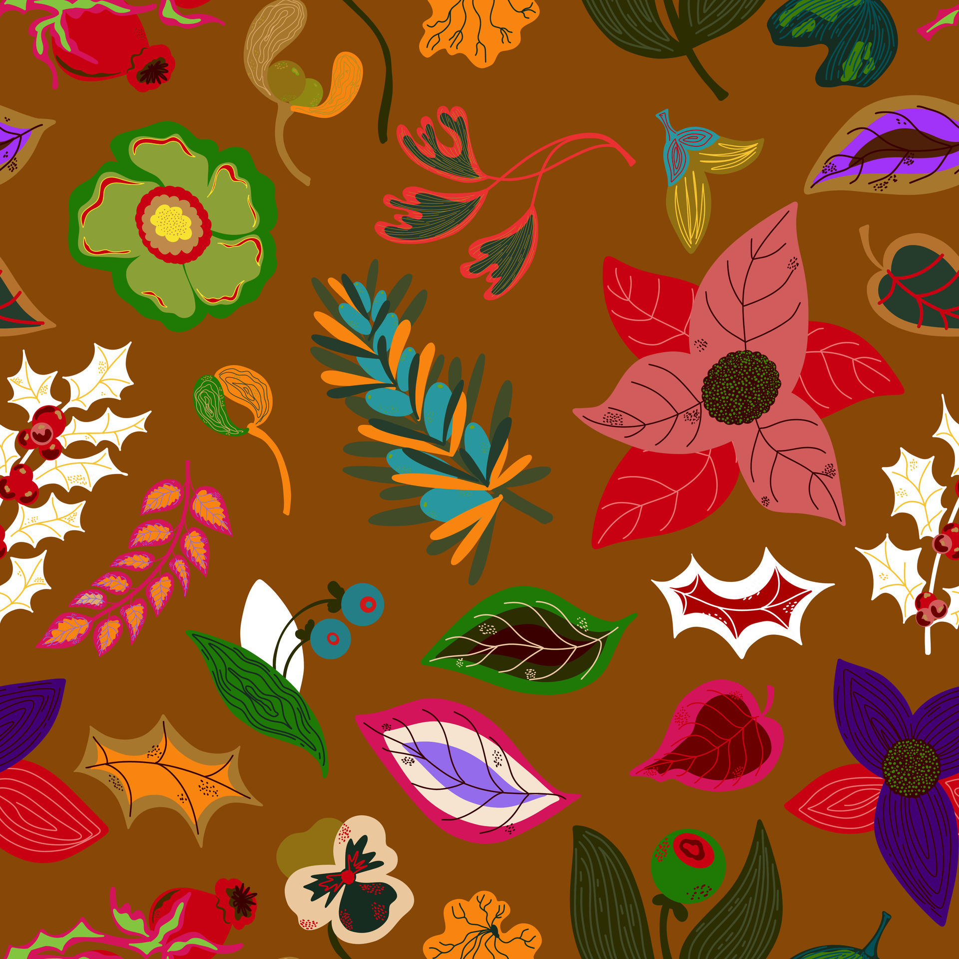 Overlapping seamless pattern endless pattern 42410523 Vector Art at ...