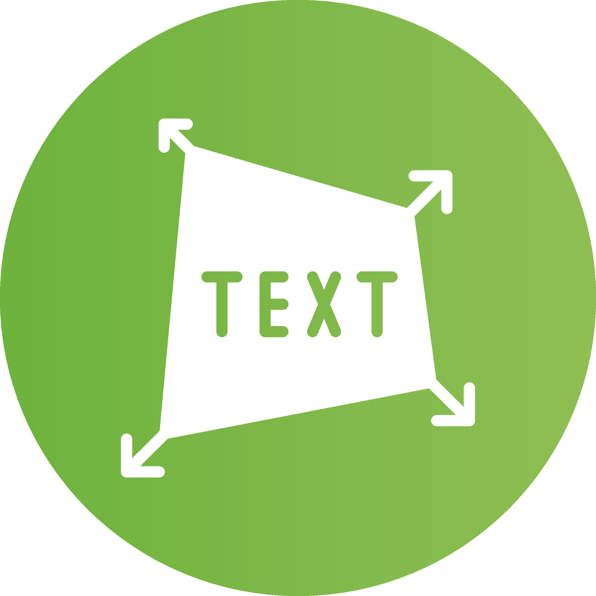 Glyph Circle light green Gradient 42443050 Vector Art at Vecteezy