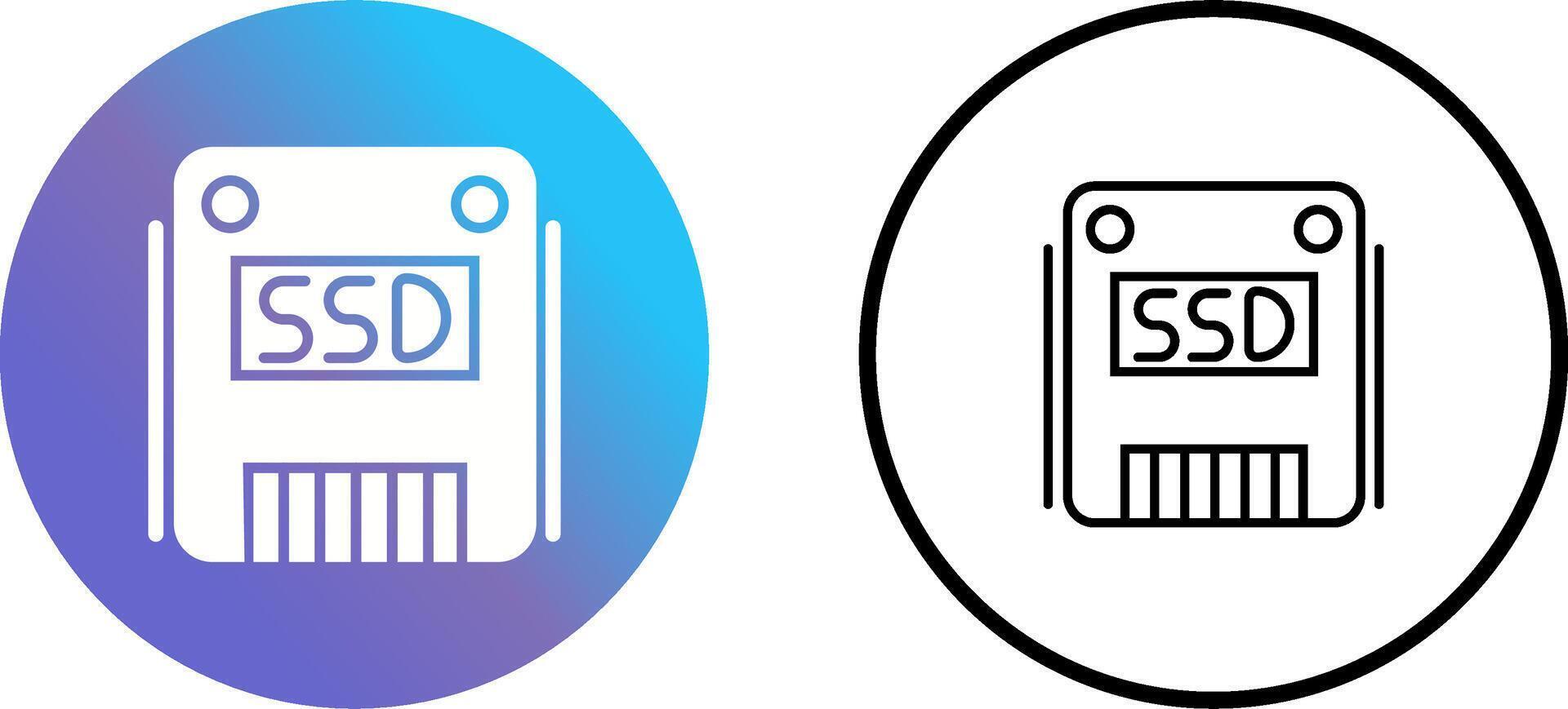 SSD Vector Icon 42476304 Vector Art at Vecteezy