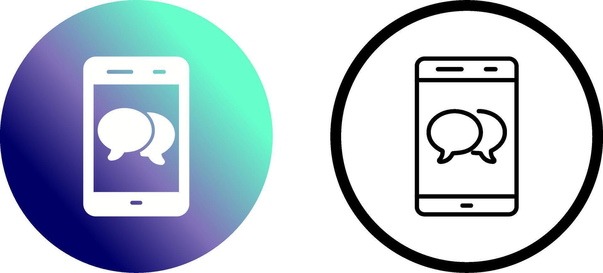 Double Message Bubble Vector Icon 42478102 Vector Art at Vecteezy