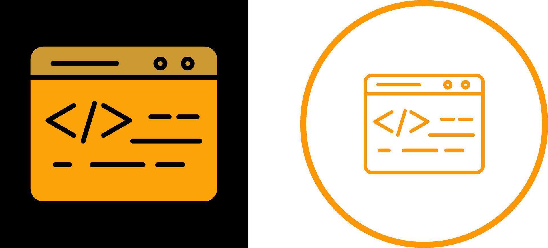 Web Coding Vector Icon 42481672 Vector Art at Vecteezy